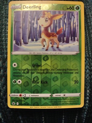 Deerling 11/198 Chilling Reign Reverse Holo Common Pokemon Card TCG 011 ...