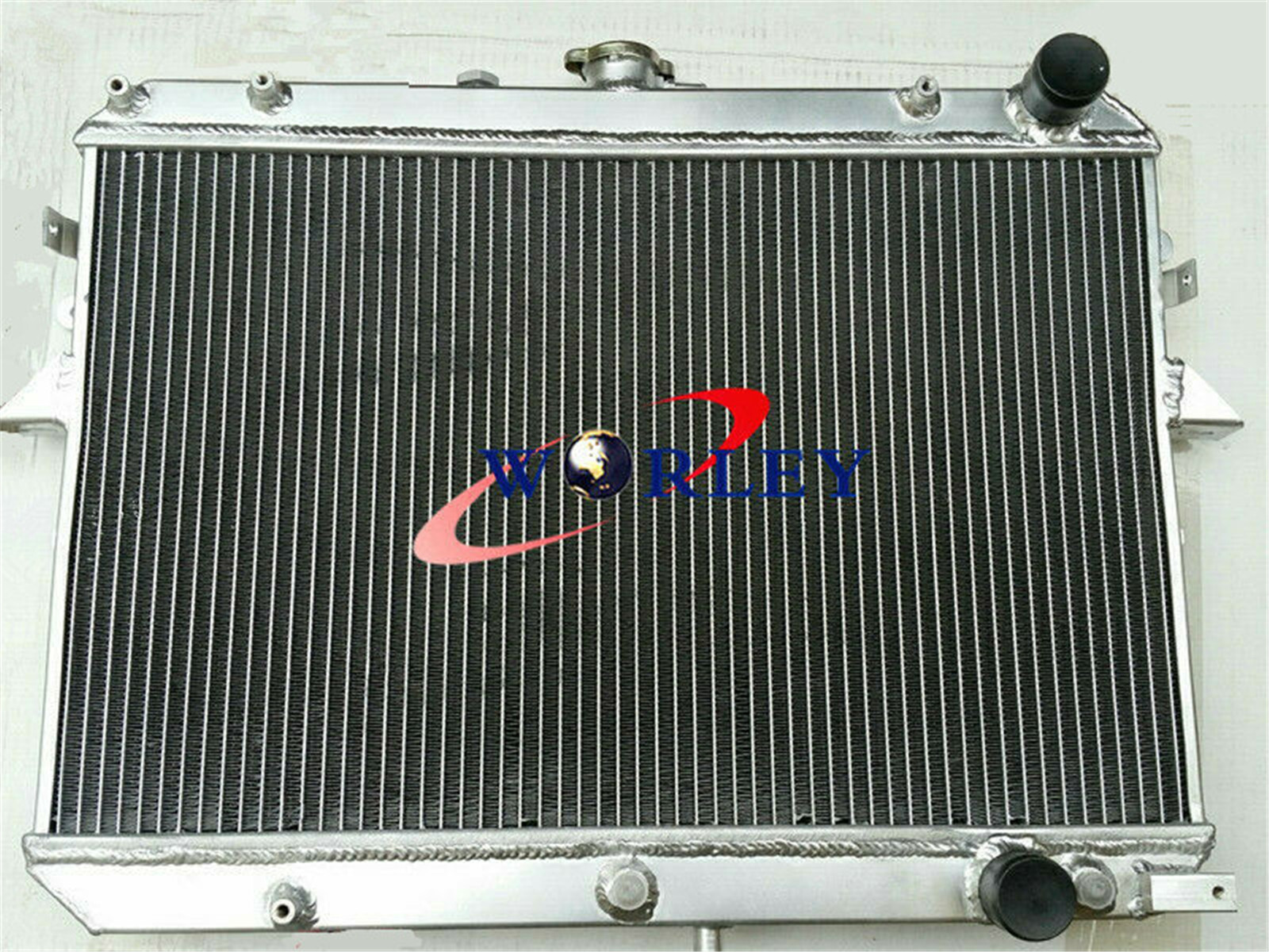 VIC-Aluminum radiator+FAN for Ford Econovan Mazda E2000 Petrol 84-97 ...