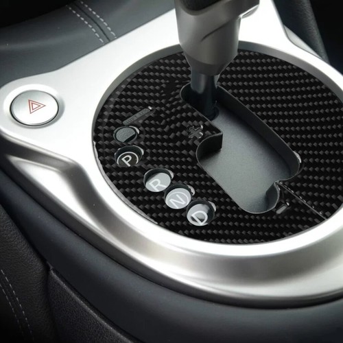 Carbon Fiber Automatic Gear Shifter Panel Cover Trim For Nissan 370Z ...
