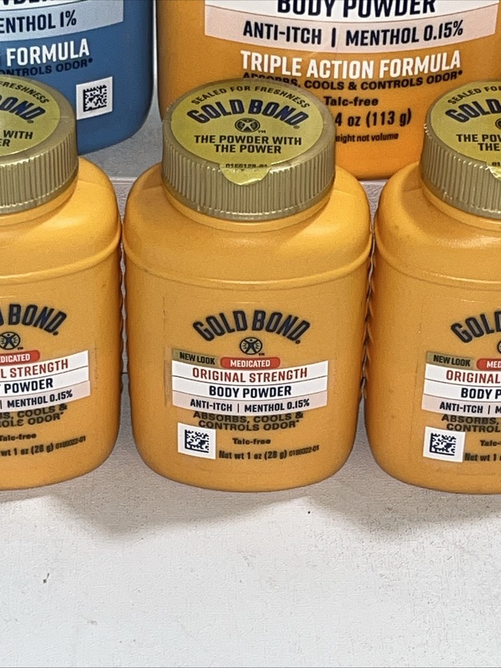 Sealed Gold Bond Anti Itch Powder Lot, Foot, & Body, Travel Size | eBay