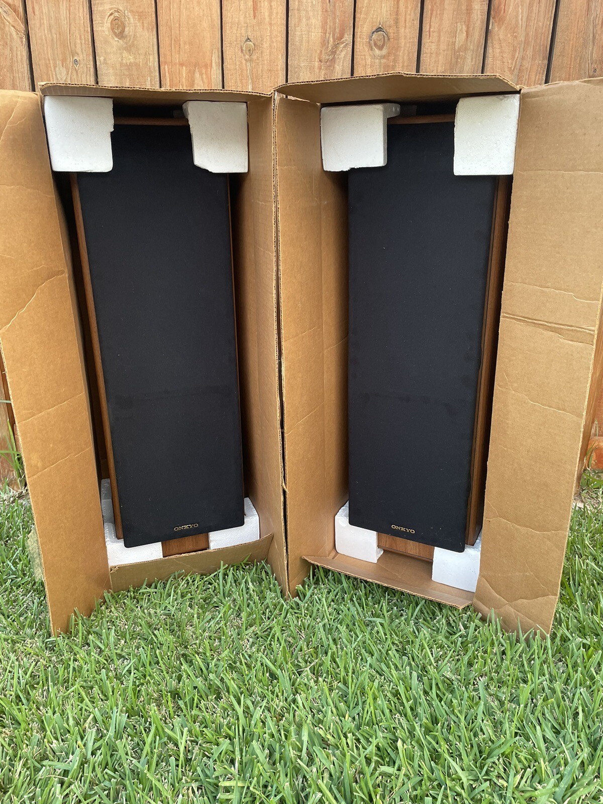 ⭐️VTG Onkyo Fusion Av⭐️Three Way Passive Radiator Reflex Speaker System ...