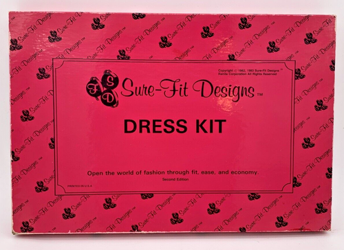 Vintage SURE-FIT DESIGNS Pattern Dress Kit - Second Edition - 1983 | eBay