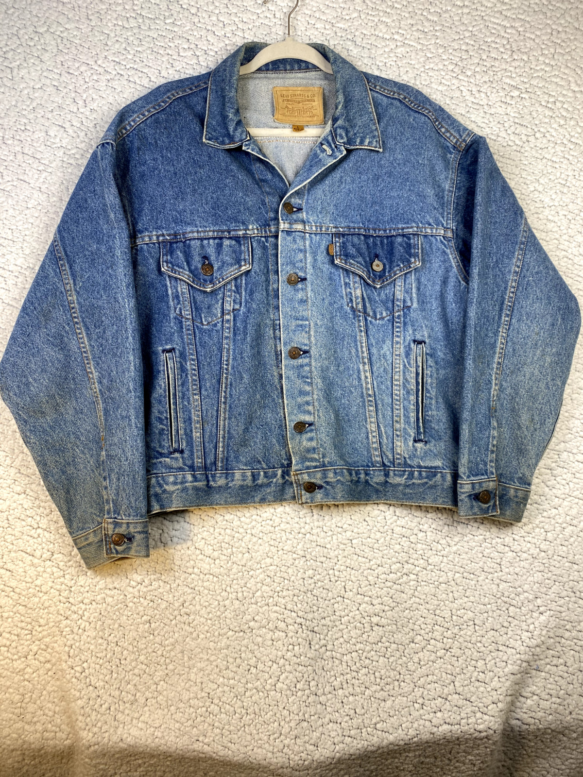 Levi’s Trucker Jacket Men's L 47x25 Type 3 73550-0214… - Gem