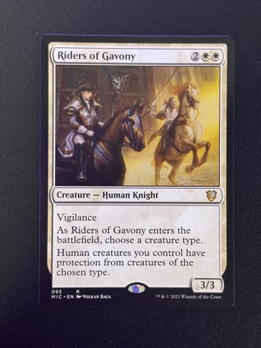 MTG Riders of Gavony - Commander: Innistrad: Midnight Hunt 093 Regular ...