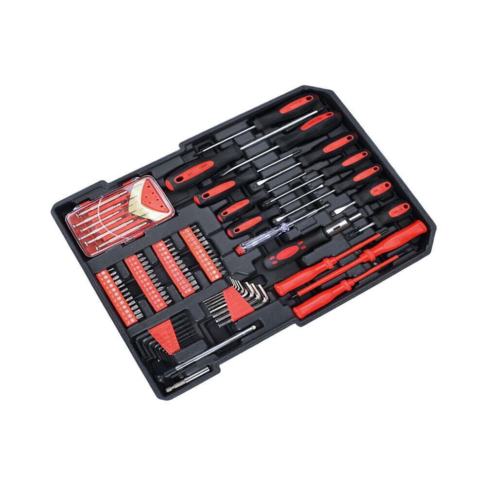 810PCS Tool Set Case Mechanics Kit Box Organize with Castors Toolbox ...