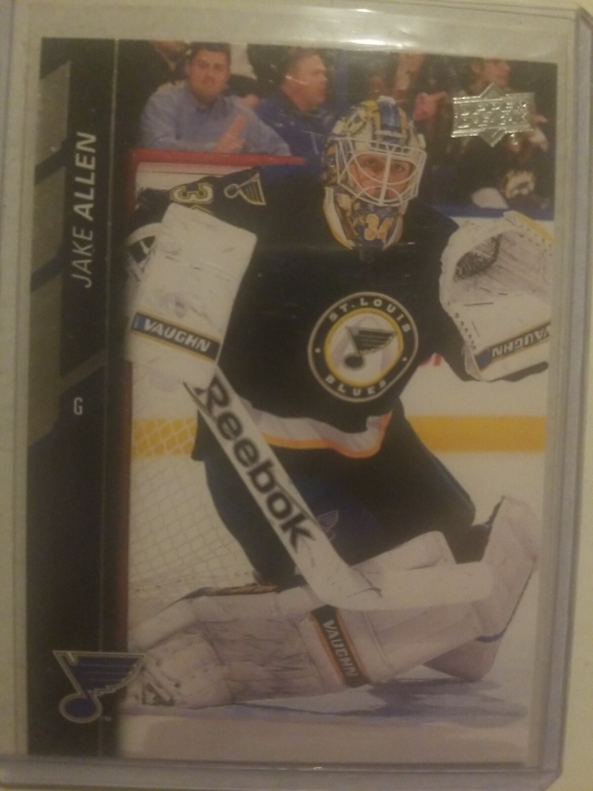 2015-16 Upper Deck #160 Jake Allen Hockey Card-EN FEUGO!!! | eBay