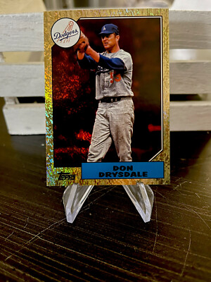 2022 Topps Archives 1987 Topps Design Red Hot Foil /50 Don Drysdale ...