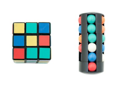 Lot of 2 logical Vintage game Rubik's Cube and VARIKON Tower 5x5 USSR ...