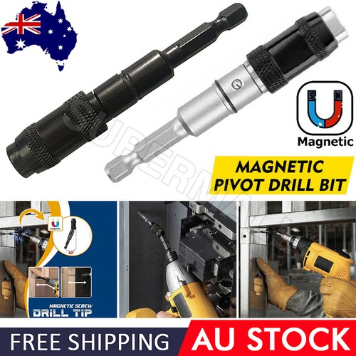 Magnetic Pivot Drill Bit Holder Steel Impact Pivoting Swivel Screw ...