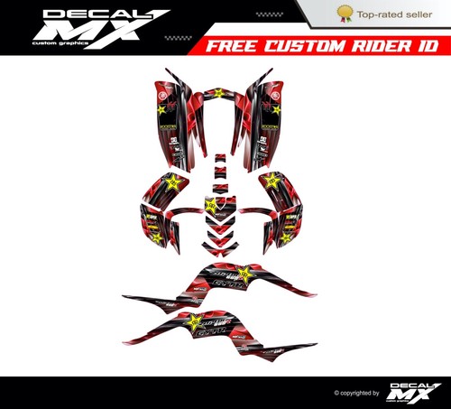 Fits Yamaha Raptor660 GRAPHICS KIT STICKER DECALS YAMAHA RAPTOR 660 ...