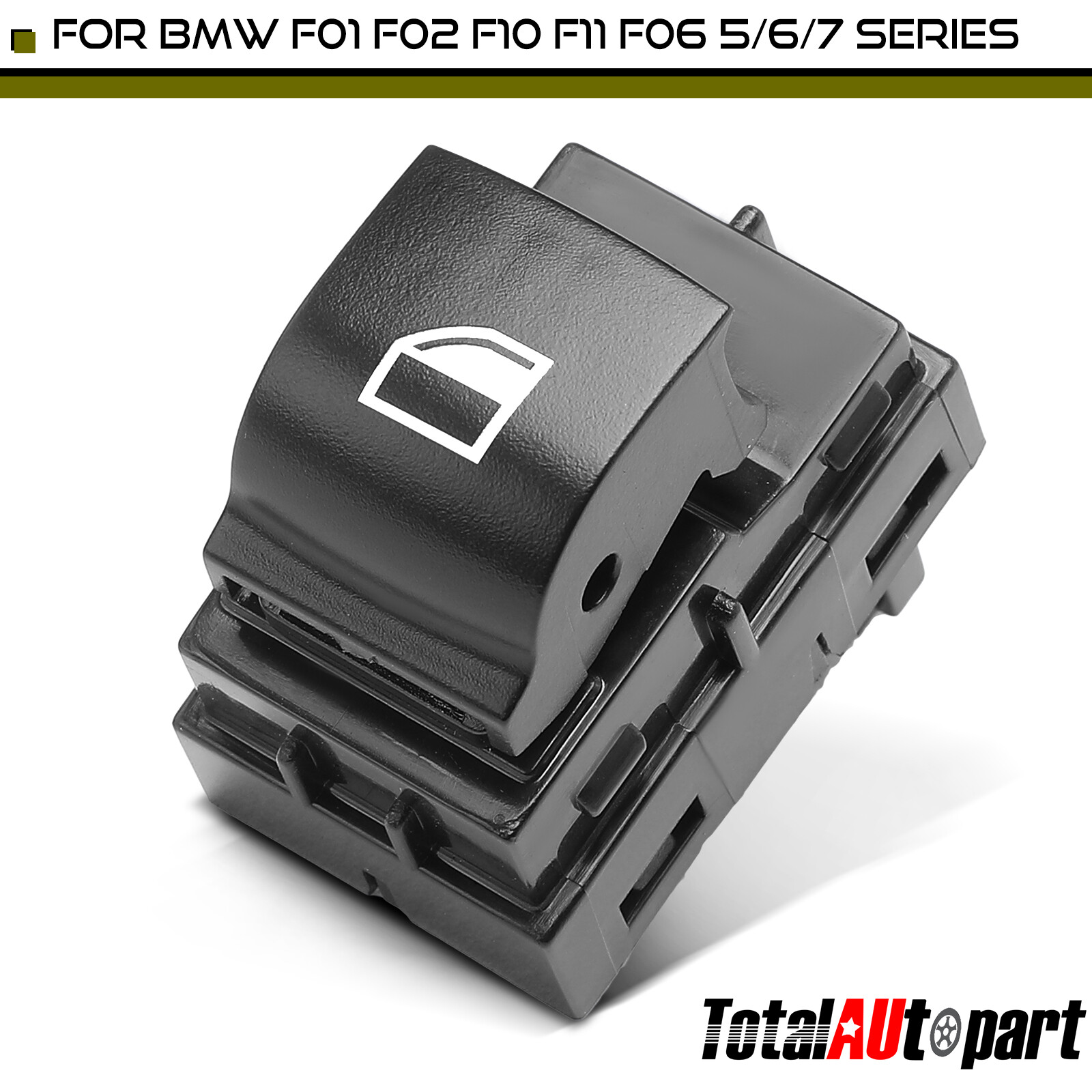 Window Switch w/ 4 Pins Front Right for BMW F01 F02 F06 F10 F11 550i ...