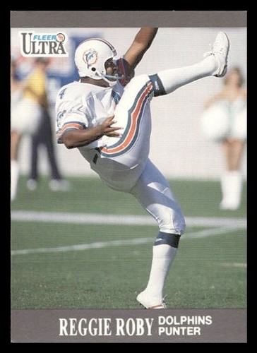 1991 Ultra #92 Reggie Roby Miami Dolphins | eBay