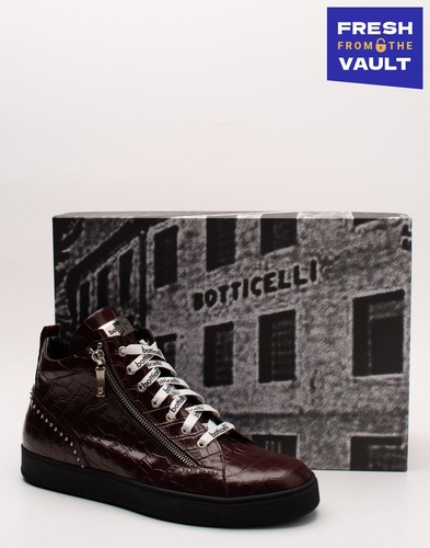 RRP€340 ROBERTO BOTTICELLI Leather Sneakers US9 UK8 EU42 LIMITED Made in Italy | eBay