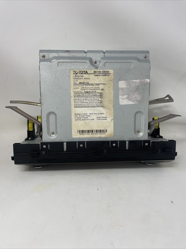 20142016 Toyota Corolla Radio Touchscreen Display CD OEM 86140 02050 ...