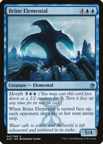 Brine Elemental [Masters 25] Lightly Played Foil | eBay