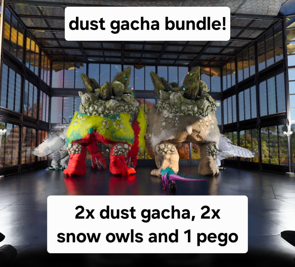Ark Ascended Official PVE Crossplay Element Dust Gacha Bundle | eBay