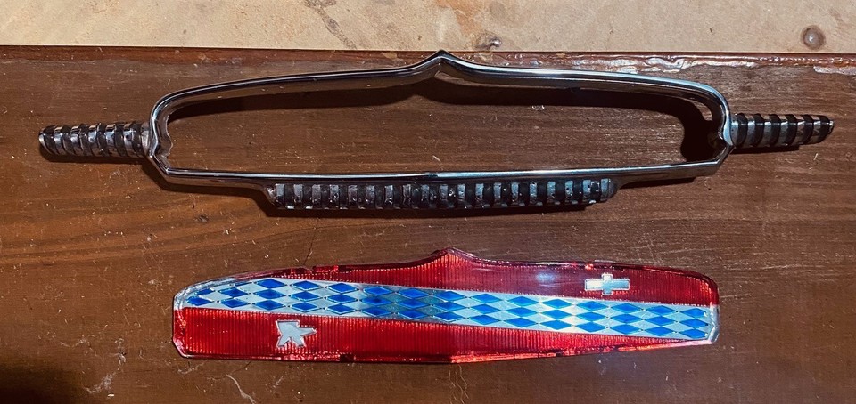 1953 Buick hood emblem and chrome bezel. | eBay