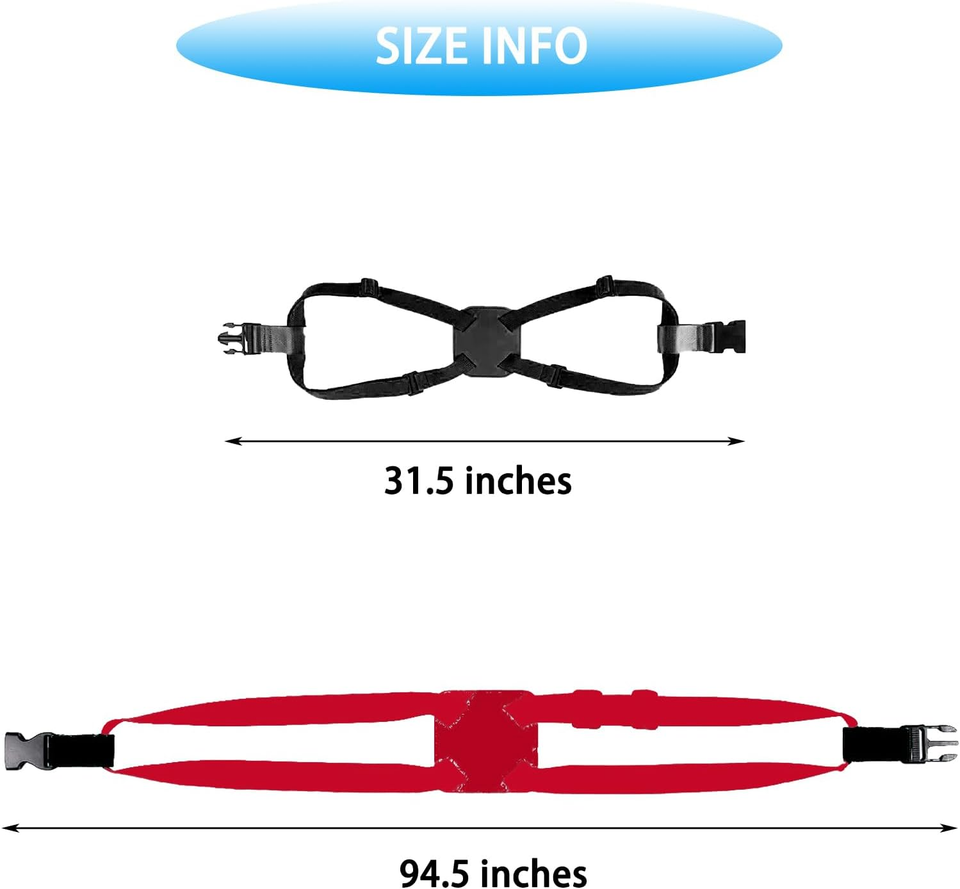 4 Pcs Luggage Straps with Luggage Tags, Adjustable Packing Belts for ...