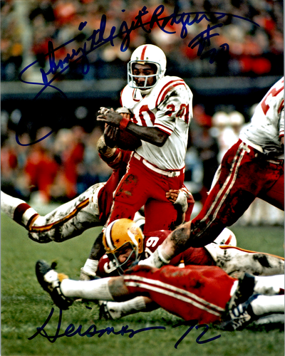Johnny Rodgers Signed 8x10 Photo Nebraska Auto Heisman NCAA | eBay