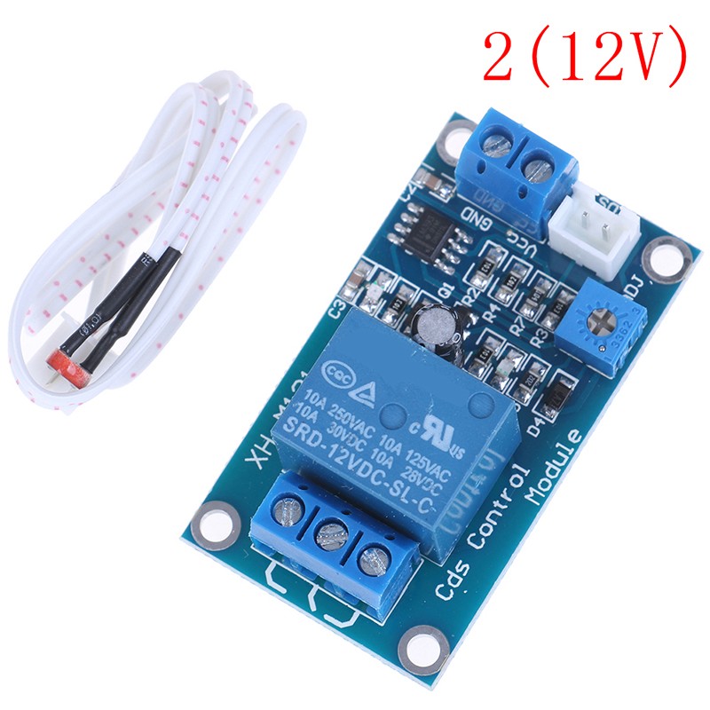 DC5/12V Light Control Switch Photoresistor Relay Module XH-M131 ...