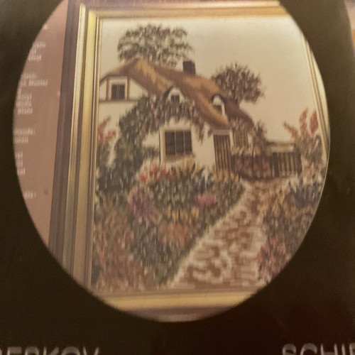 Cewec Cross Stitch Kit Flowered Cottage And Walkway V 4070 Made In ...