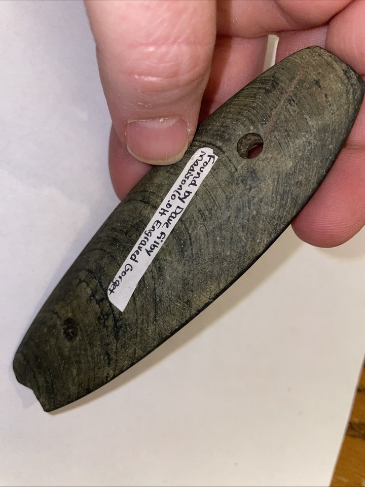 4 1/2 Inch Engraved Gorget Fb Dave Filby Madison Co Ohio | eBay