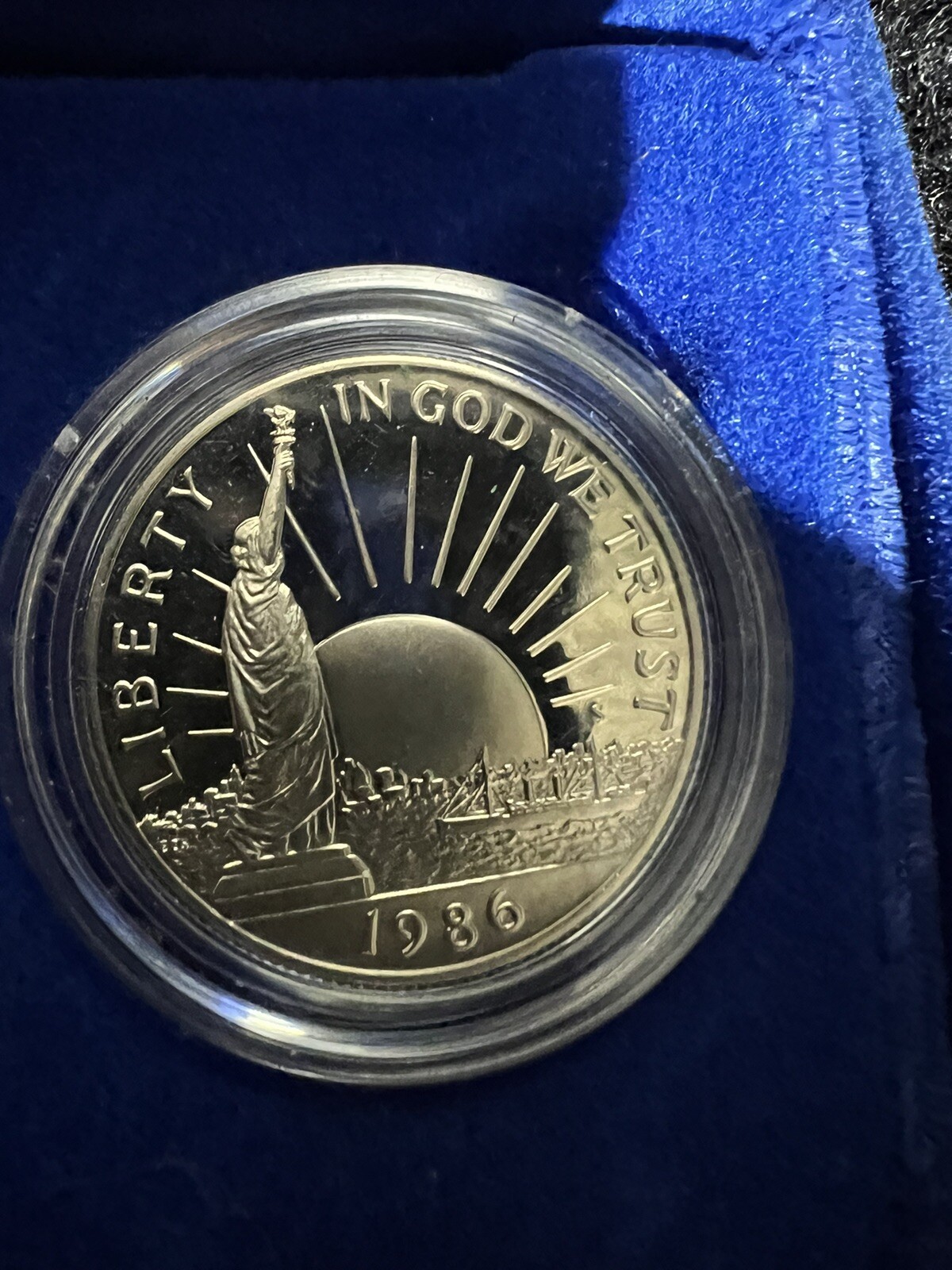 1986 US Mint Liberty Commemorative 3-Coin Silver and Gold Proof Set | eBay