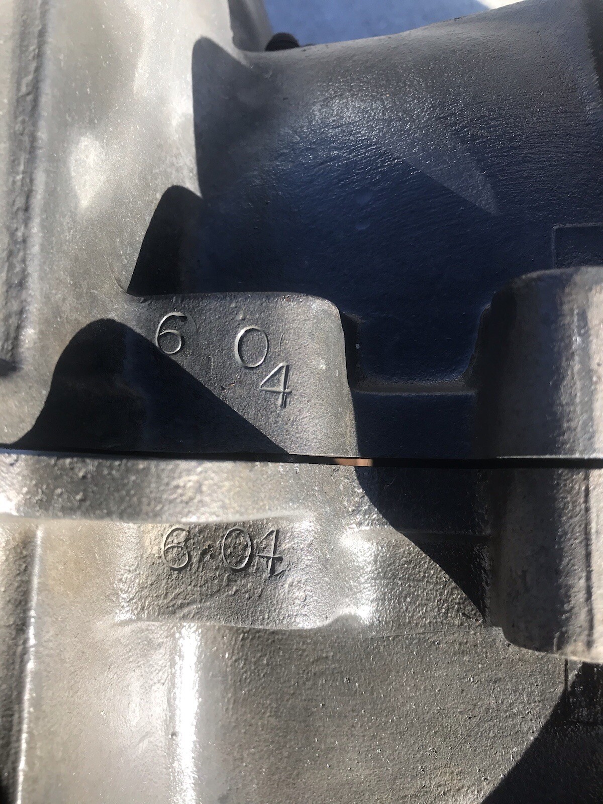 Early 1950s vw Volkswagen Beetle bug engine motor block Matching Halves ...