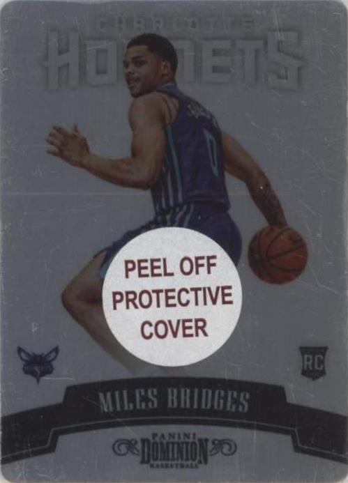 2018-19 Panini Dominion - Rookies Metal Miles Bridges #140 /199 (RC ...