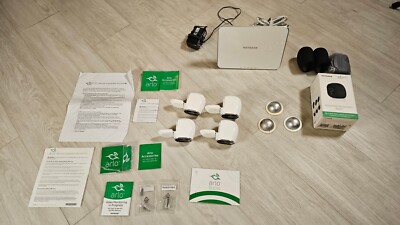 Netgear Arlo VMC 3030 4 Cameras Base Station Wire Free HD Security ...