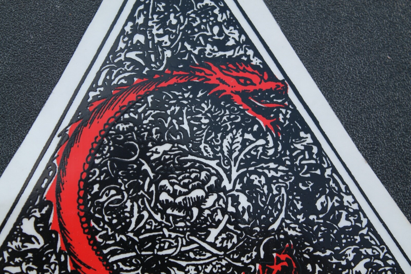 Clubber Surfboards Goth Punk Red C Club Surf Z29B Vintage Skateboarding ...