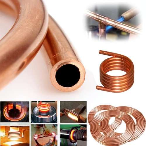 Copper Tube Coil OD 2~19mm Refrigeration Seamless Round Pipe Tubing ...