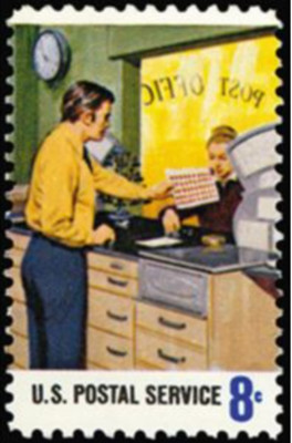 US #1489 MNH 1973 Postal Service Stamp Counter | eBay