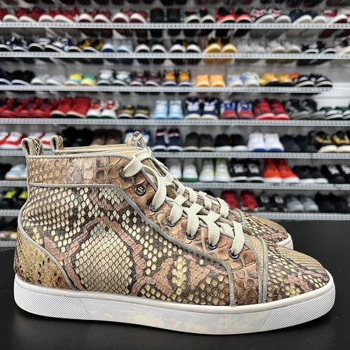 Christian Louboutin Flat Python Sneaker Mens Size US 8 EUR 41 | eBay