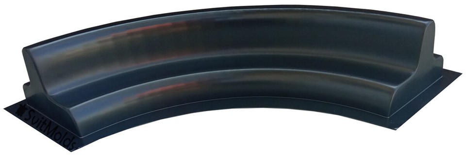 Concrete Molds 2 pcs Edging Border Round Edge Stone Plastic BR18 | eBay