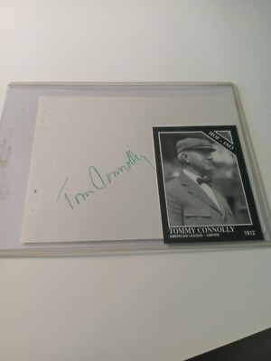 Tom Connolly Signed Hall Of Fame Umpire | eBay