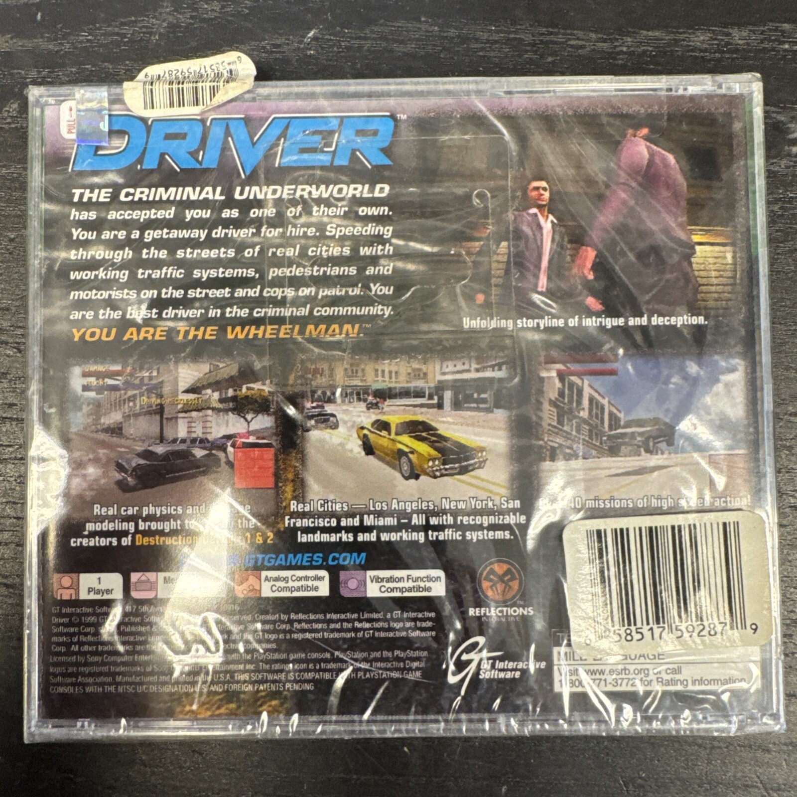 Driver (Sony PlayStation 1, 1999) for sale online | eBay