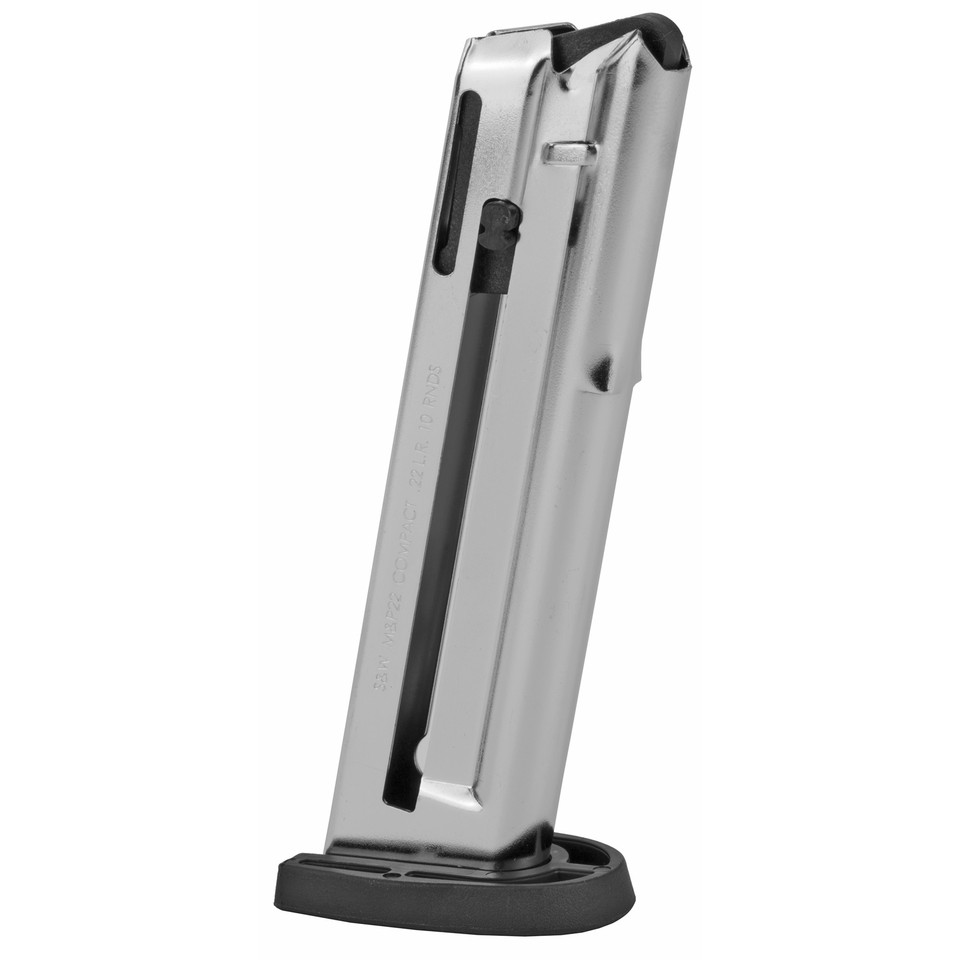 Smith & Wesson M&P22 Compact 22LR Magazine 10 Rounds Stainless Finish ...