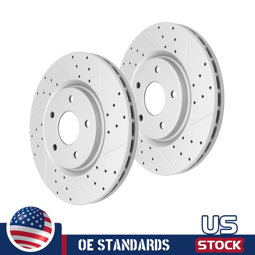 2PCS Front Brake Rotors for 2012 2013 - 2018 2019 Dodge Journey Grand ...