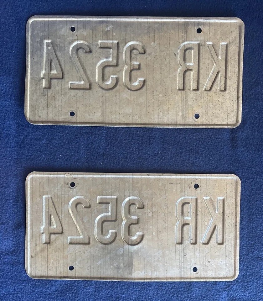 VTG 1976 Colorado Bicentennial Centennial Matching License Plate ...