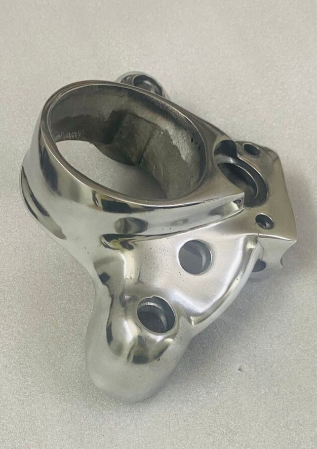 Suitable For Royal Enfield Head Yoke Alloy Polished Bullet Early Models ...