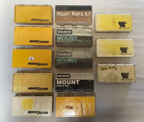 Vintage Weaver Mount Parts Kit Boxes (EMPTY) | eBay