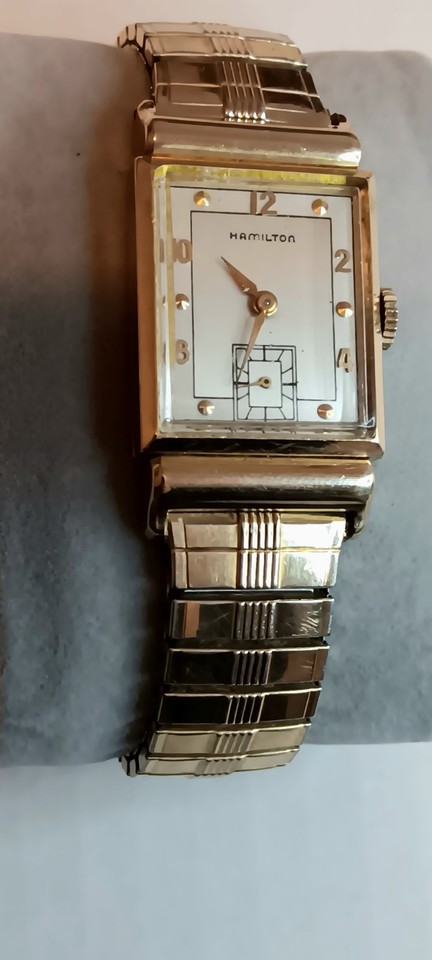 Rare Hamilton 14k BARTON 11 -GRAM - Solid Gold Case- 19 Jewels 982M ...