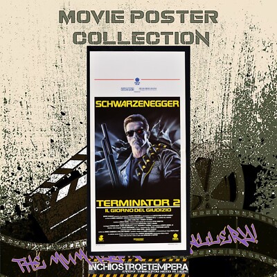 Arnold Schwarzenegger Terminator 2 Judgment Day Locandina Originale ...