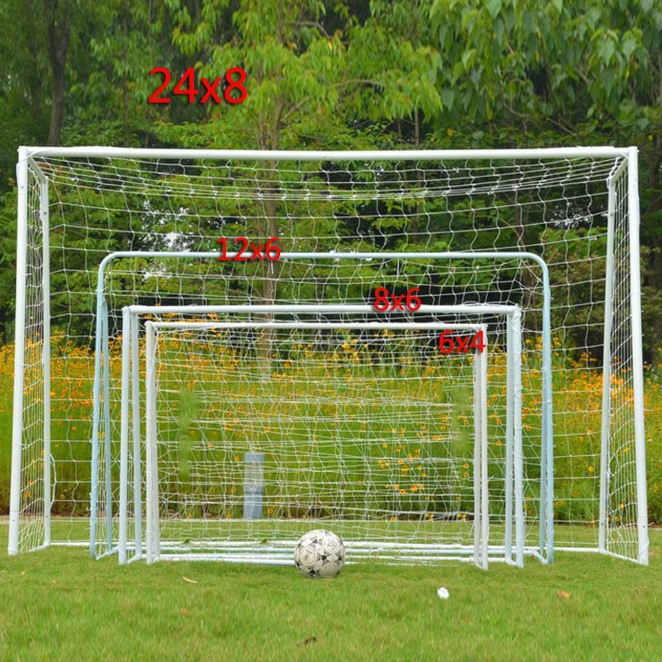 White Football Goal Nets Double Knotted Polypropylene Twine Nets Multi ...