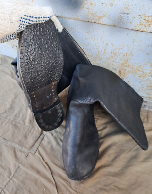 Soviet russian army RKKA field calfskin boots WW2 type size 43 US10 | eBay