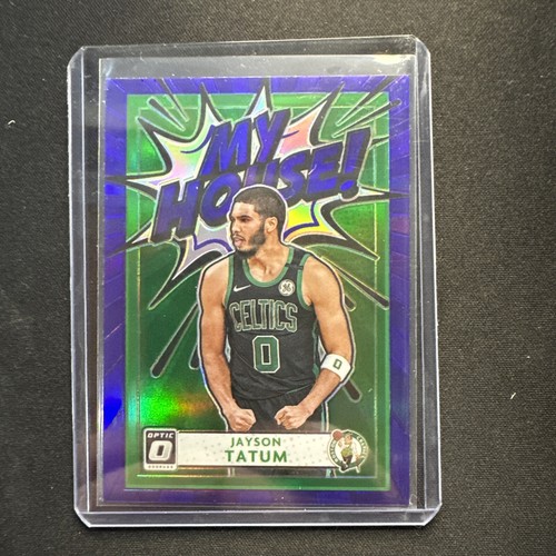 2020-21 Donruss Optic Basketball JASON TATUM Purple My House BOSTON ...