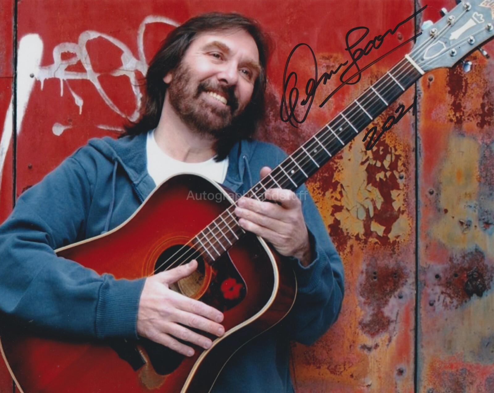 Dennis Locorriere HAND SIGNED 8x10 Photo, Autograph, Lead Singer of Dr ...
