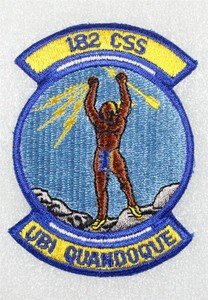 USAF Air Force Patch: 182nd Combat Support Squadron | eBay