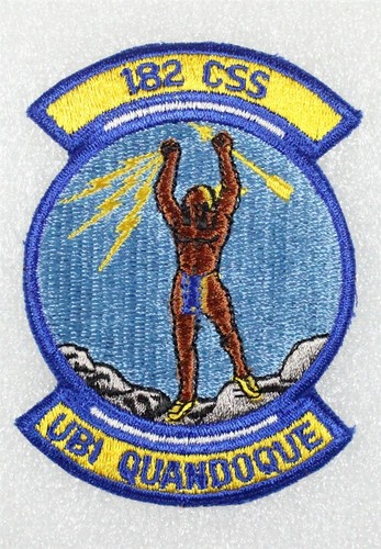 USAF Air Force Patch: 182nd Combat Support Squadron | eBay